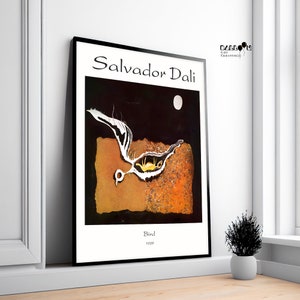 Salvador Dali, Bird, 1928, Salvador Dali Print, Dali Exhibiton Poster ...