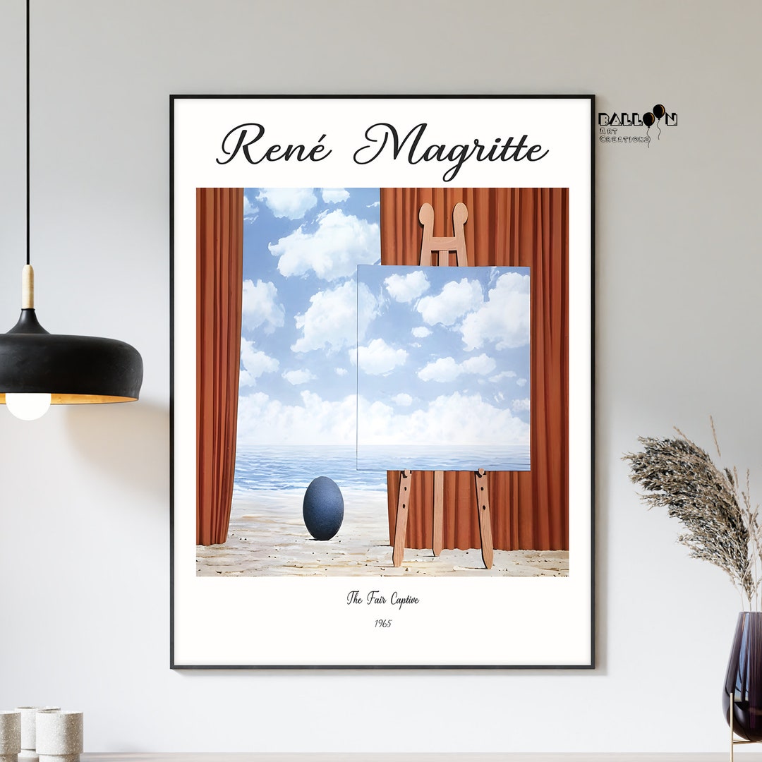 Rene Magritte, the Fair Captive, 1965, Magritte Print, Modern Wall Art ...