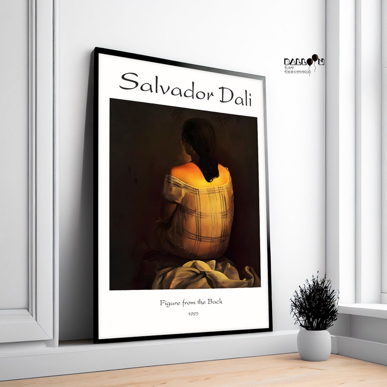Salvador Dali, Figure From the Back, 1925, Salvador Dali Print, Dali ...