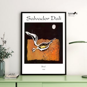 Salvador Dali, Bird, 1928, Salvador Dali Print, Dali Exhibiton Poster ...