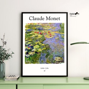 Claude Monet, Water Lilies, 1919, Claude Monet Print, Home Wall Art ...