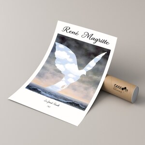 Rene Magritte, La Grande Famaille, 1963, Rene Magritte Poster, Magritte ...