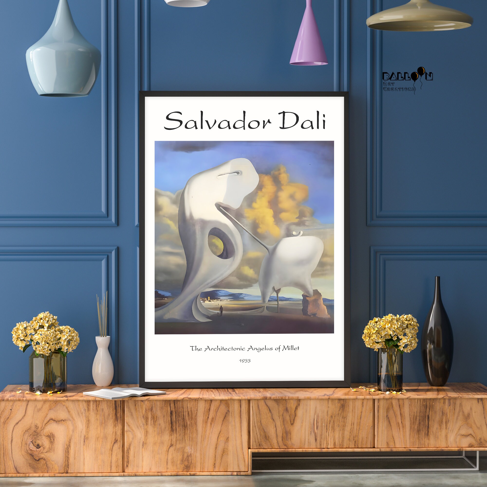 Salvador Dali, the Architectonic Angelus of Millet, 1933, Salvador Dali ...