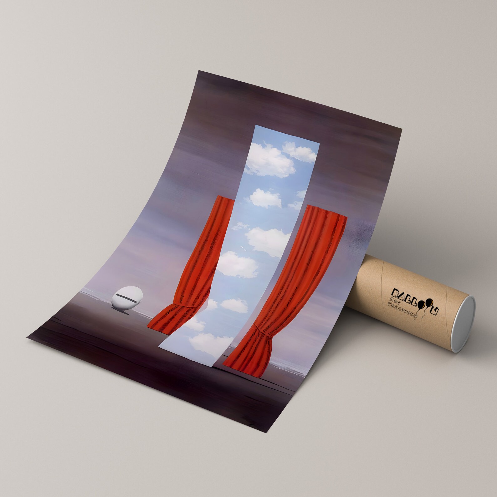 Rene Magritte, Gioconda, 1964, Rene Magritte Print, Magritte Poster ...
