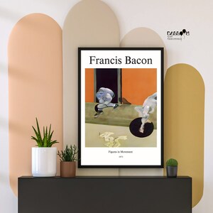 Francis Bacon, Figures in Movement, 1973, Francis Bacon Print, Modern ...