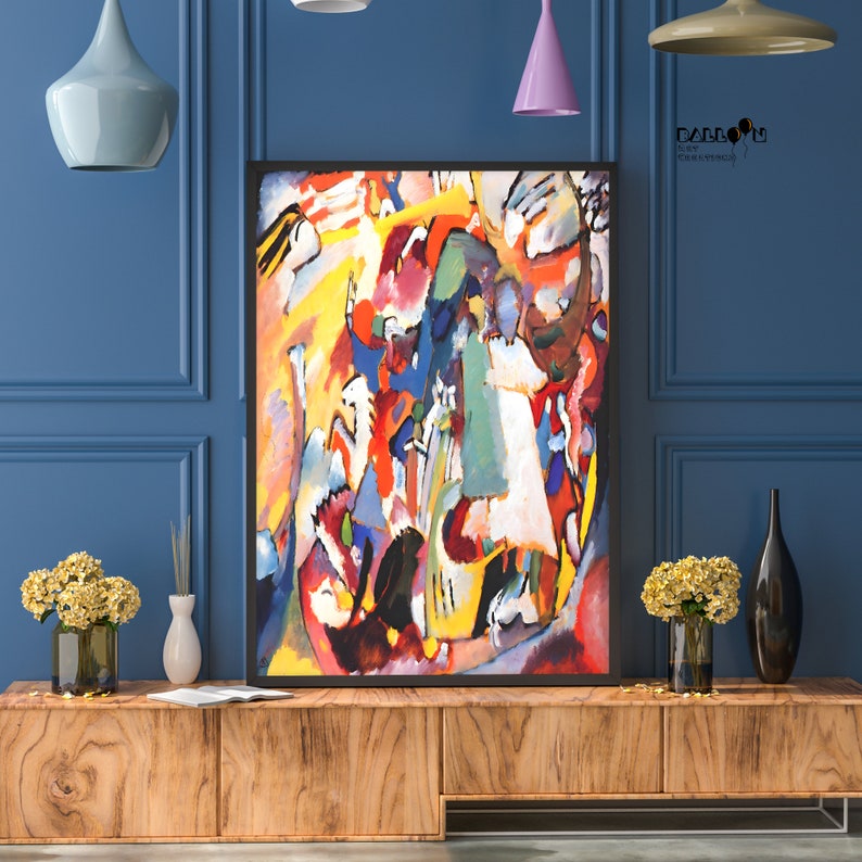Wassily Kandinsky, Angel of the Last Judgment, 1911, Kandinsky Poster ...