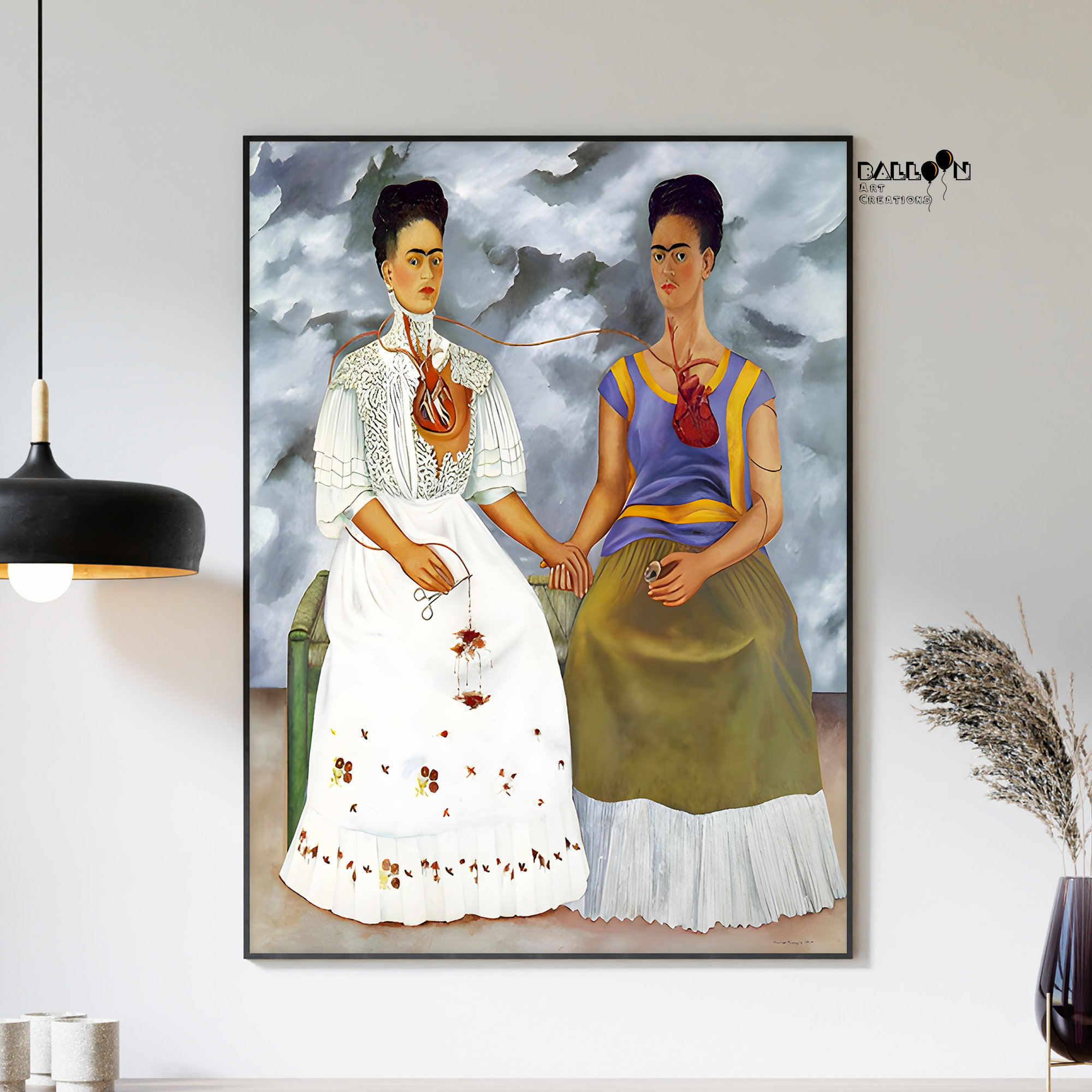 Frida Kahlo, Las Dos Fridas, 1939, Frida Kahlo Wall Art, Feminism Art ...