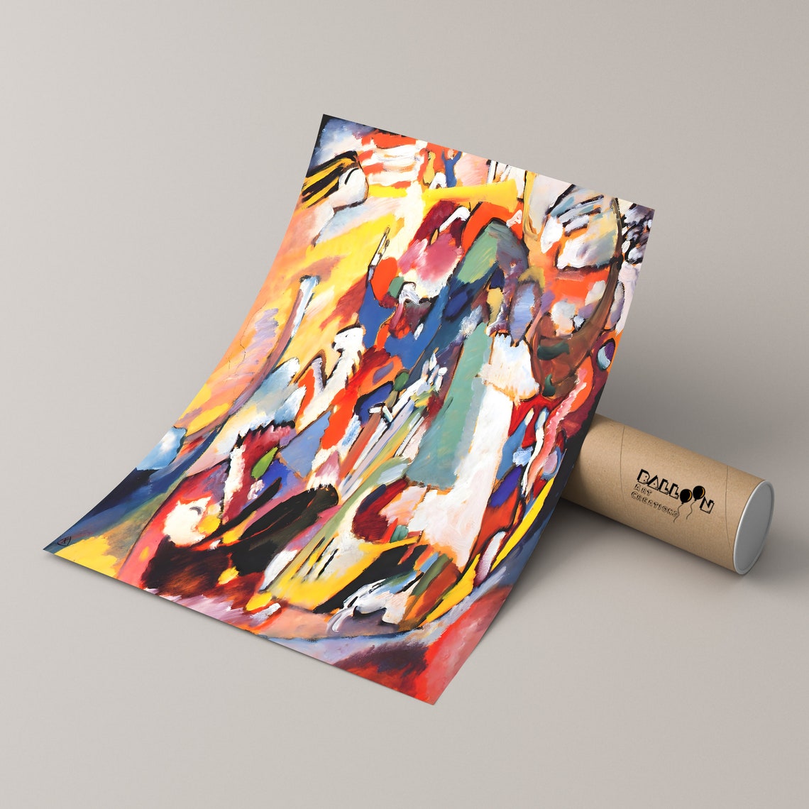 Wassily Kandinsky, Angel of the Last Judgment, 1911, Kandinsky Poster ...