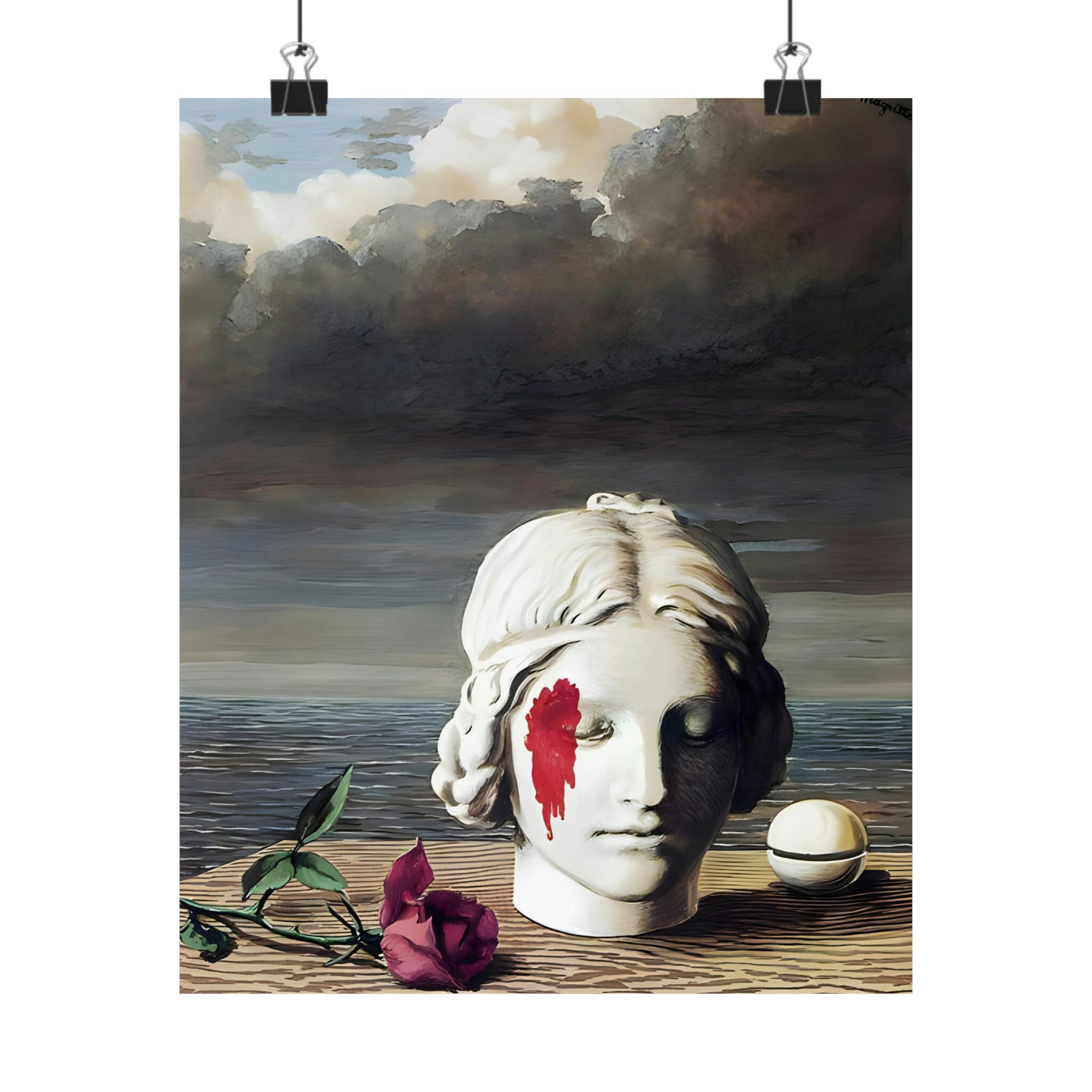 Rene Magritte, Memory, 1948, Rene Magritte Print, Magritte Poster ...