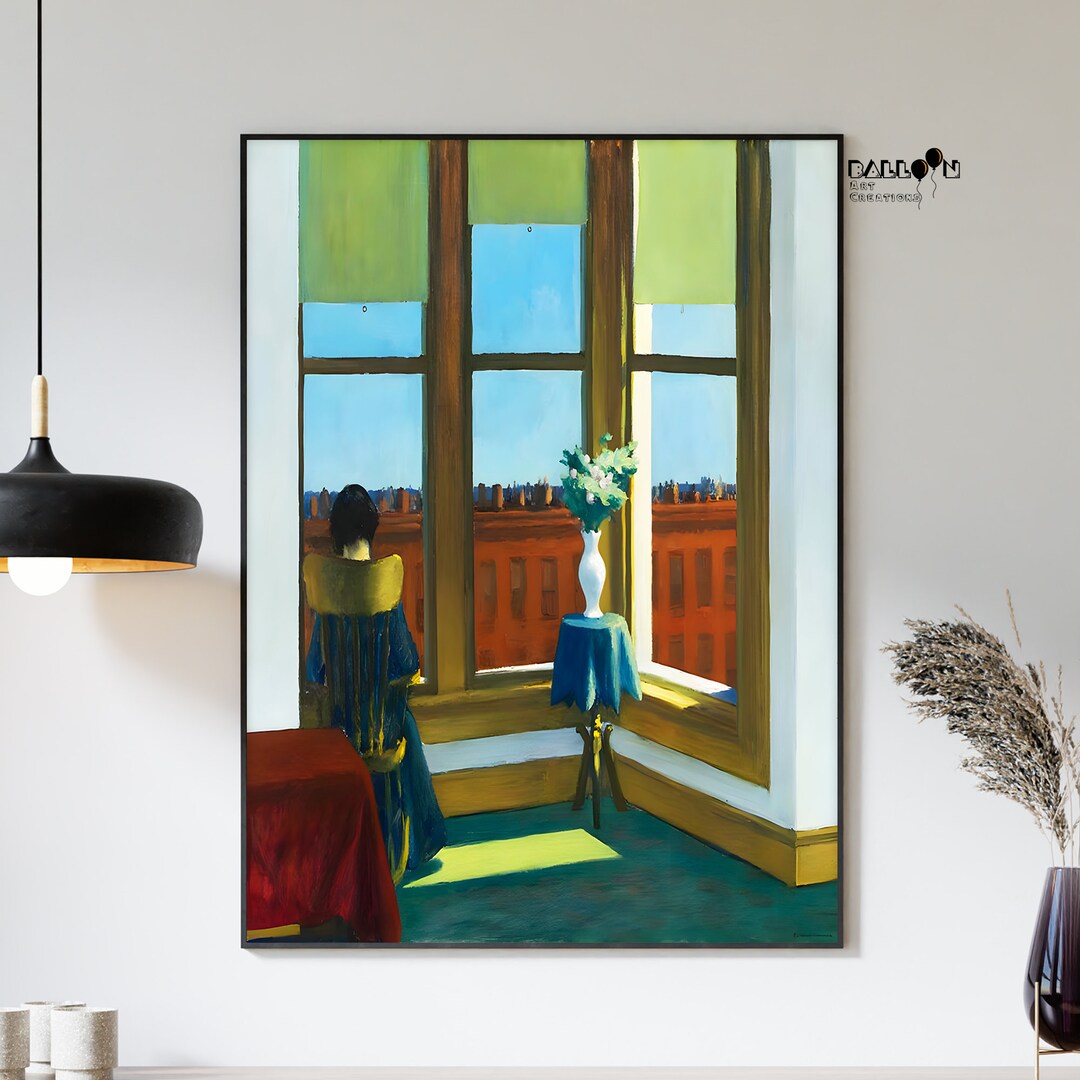 Edward Hopper, Room in Brooklyn, 1932, Edward Hopper Poster, Realism ...