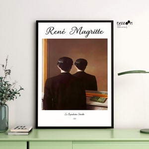 Rene Magritte, La Reproduction Interdite, 1937, Magritte Wall Poster ...