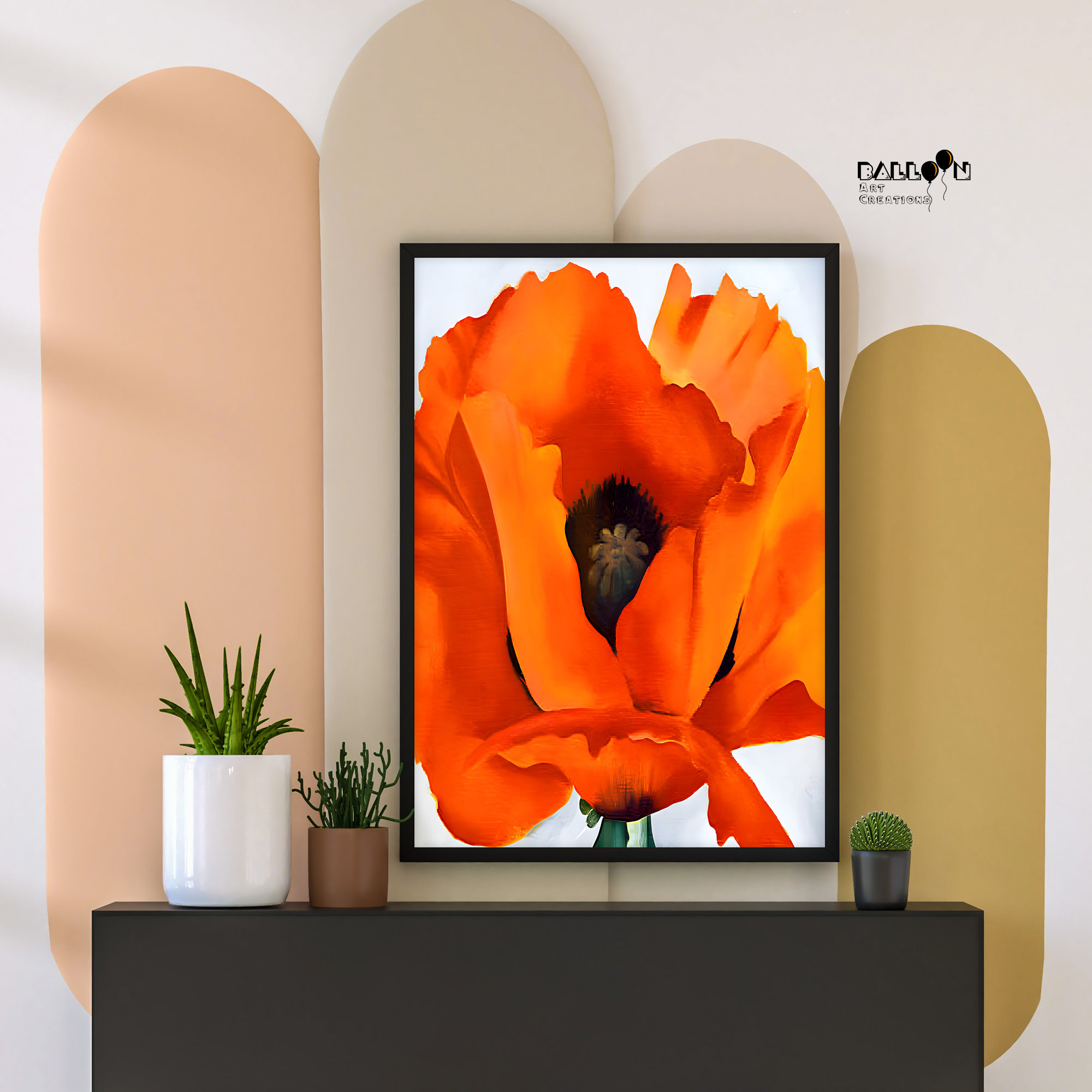 Georgia O'keeffe, Red Poppy, 1927, Georgia O'keeffe Poster, Modern Art ...