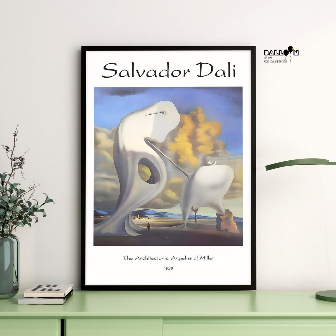 Salvador Dali, the Architectonic Angelus of Millet, 1933, Salvador Dali ...