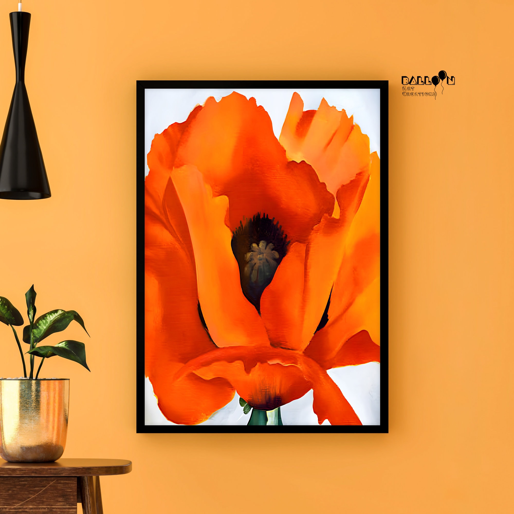 Georgia O'keeffe, Red Poppy, 1927, Georgia O'keeffe Poster, Modern Art ...