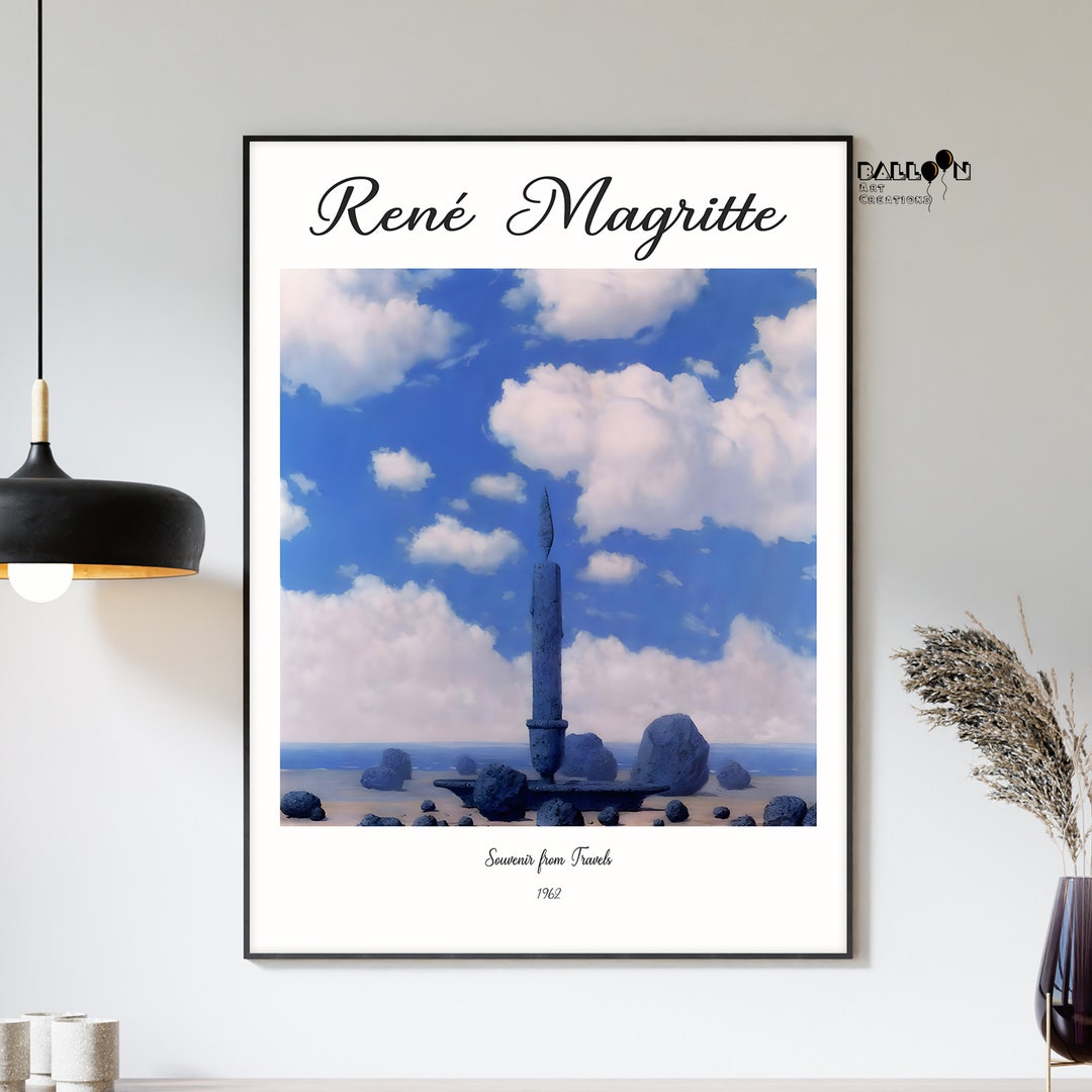 Rene Magritte, Souvenir From Travels, 1962, Rene Magritte Poster ...
