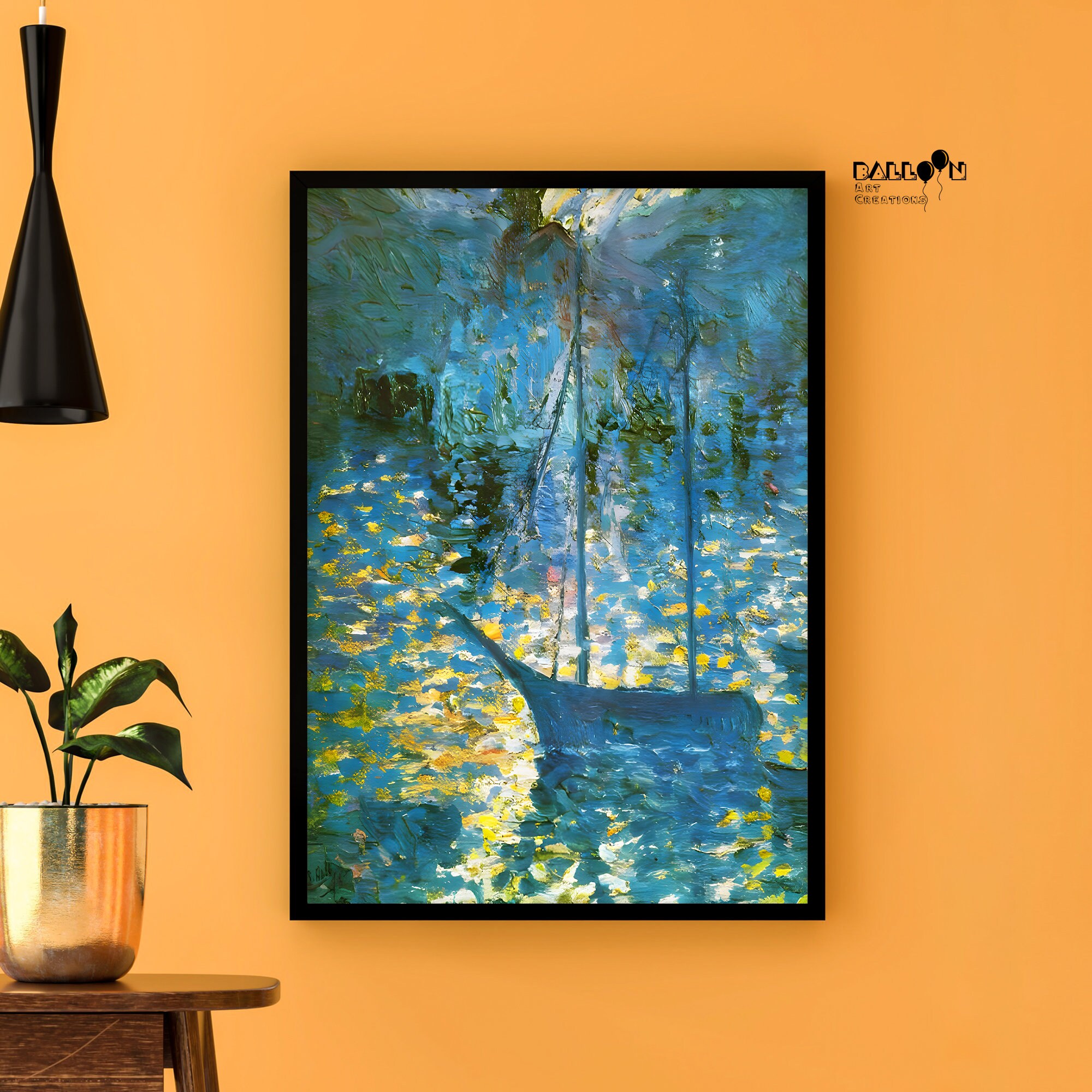 Salvador Dali, Boat, 1918, Salvador Dali Print, Dali Exhibiton Poster ...