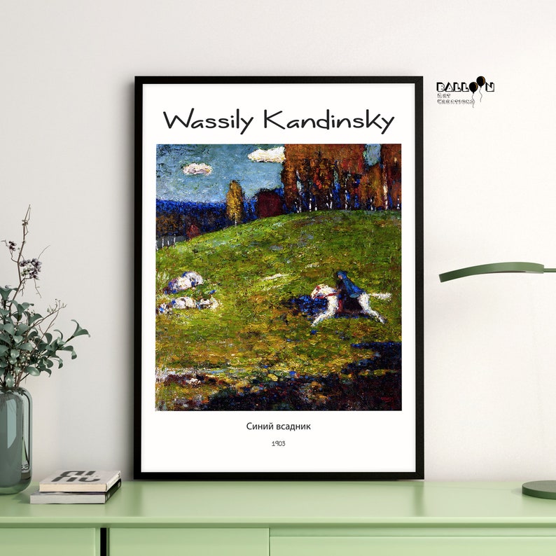 Wassily Kandinsky, Blue Rider, 1903, Kandinsky Poster, Expressionist ...