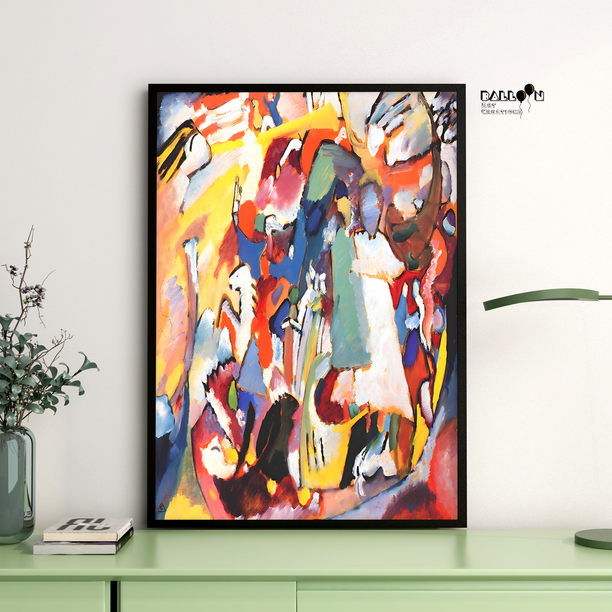 Wassily Kandinsky, Angel of the Last Judgment, 1911, Kandinsky Poster ...