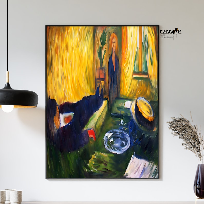 Edvard Munch, the Murderess, 1906, Edvard Munch Poster, Portrait Art ...