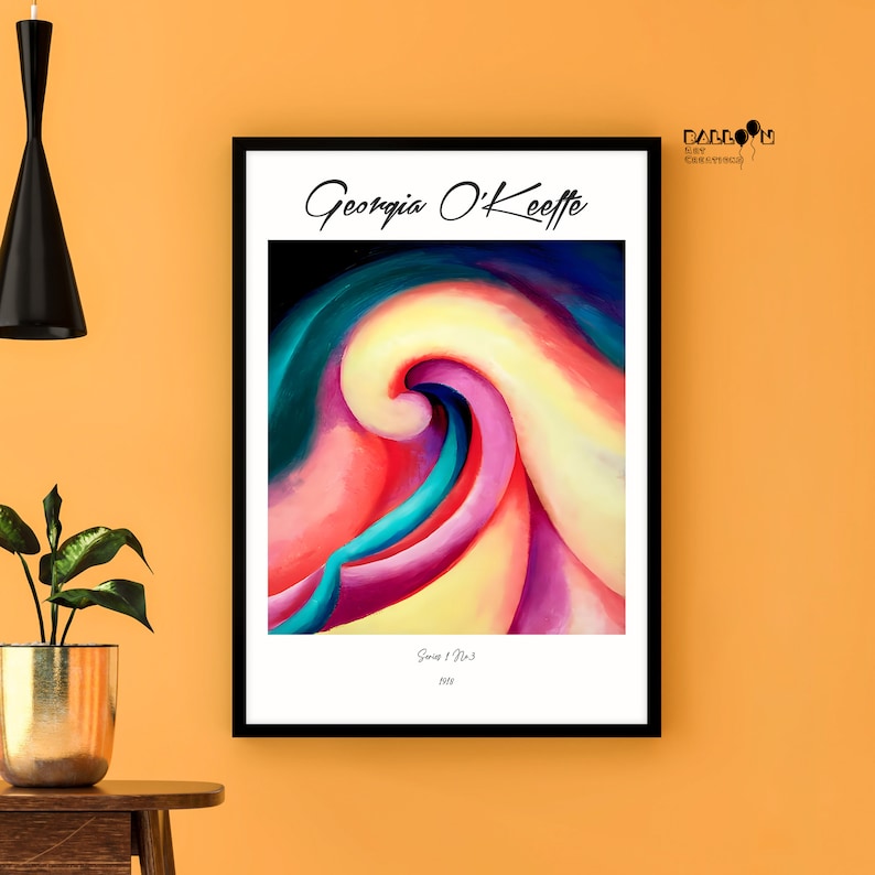 Georgia O'keeffe, Series 1 No.3, 1918, O'keeffe Poster, Modern Art ...