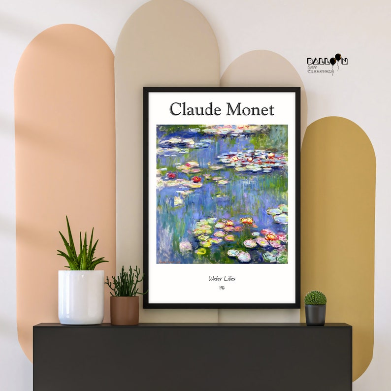 Claude Monet, Water Lilies, 1916, Claude Monet Wall Art, Landscape Art ...