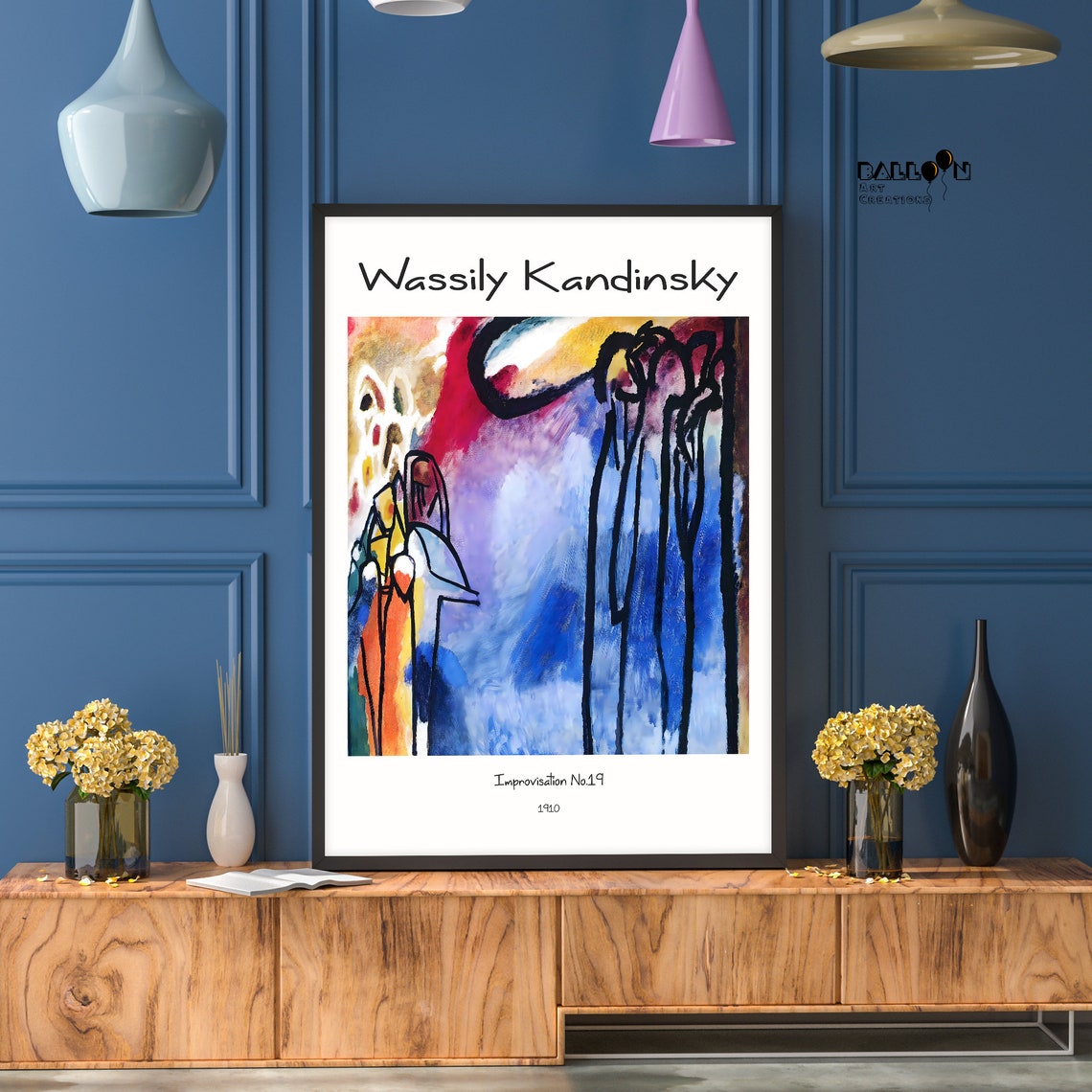 Wassily Kandinsky, Improvisation No.19, 1910, Kandinsky Poster ...