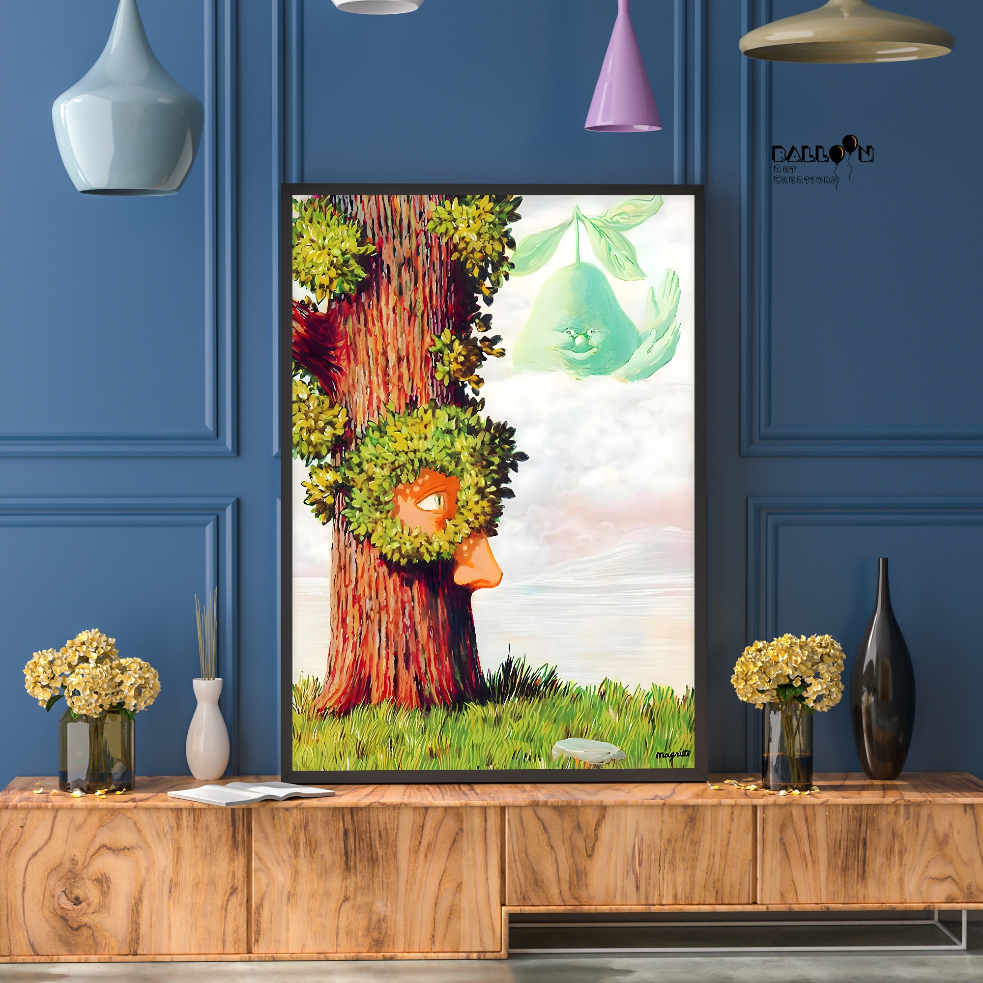 Rene Magritte, Alice Au Pays Des Merveilles, 1945, Rene Magritte Print ...