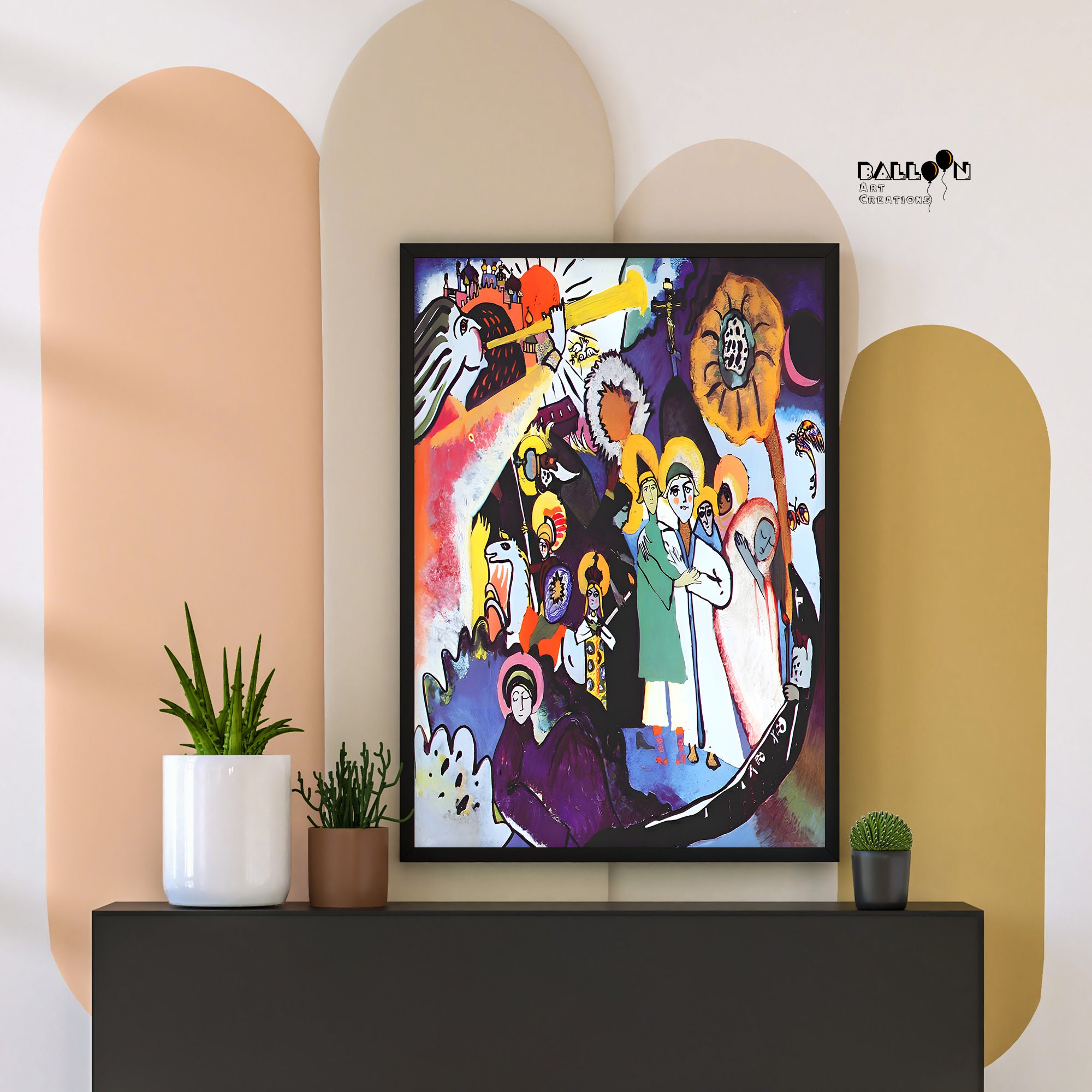 Wassily Kandinsky, All Saints Day 1, 1911, Kandinsky Wall Art, Gift ...