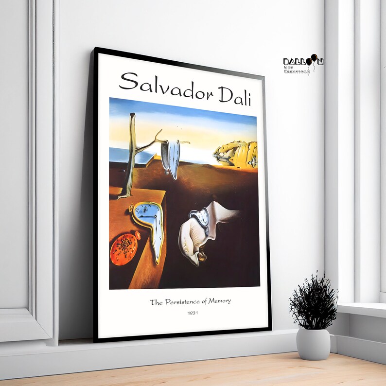 Salvador Dali, the Persistence of Memory, 1931, Salvador Dali Poster ...