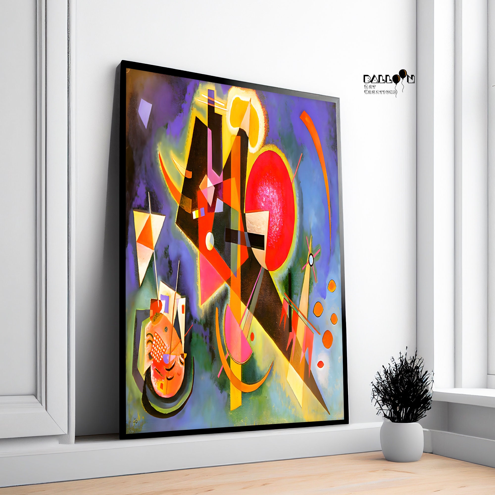 Wassily Kandinsky, in Blue, 1925, Kandinsky Print, Expressionist Art ...
