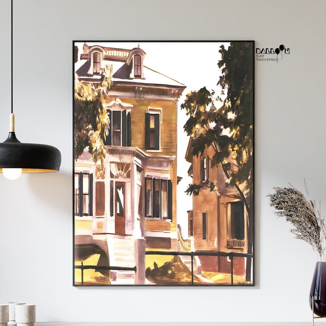 Edward Hopper, Davis House, 1926, Edward Hopper Print, Modern Wall Art ...