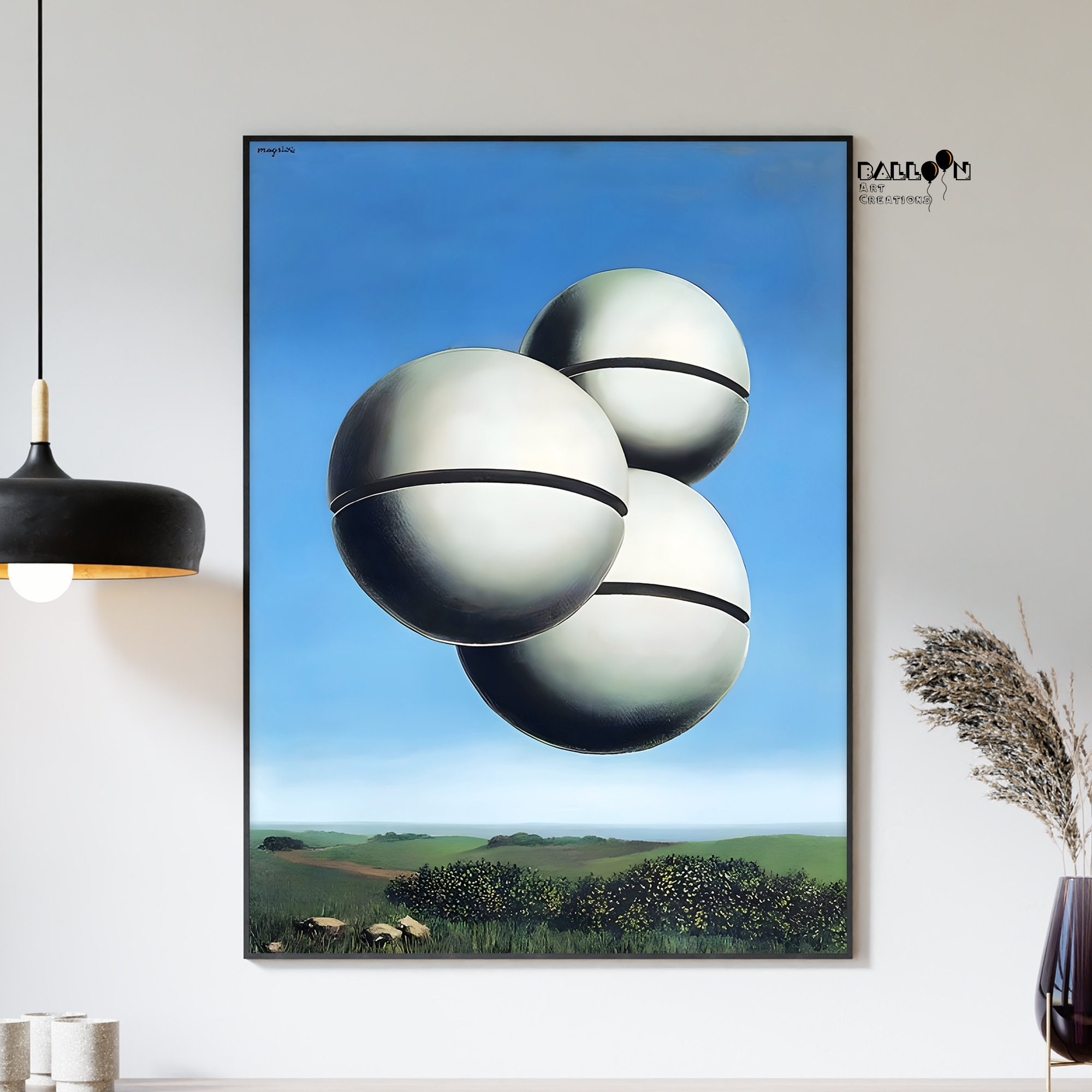 Rene Magritte, the Voice of Space, 1928, Magritte Poster, Surrealism ...