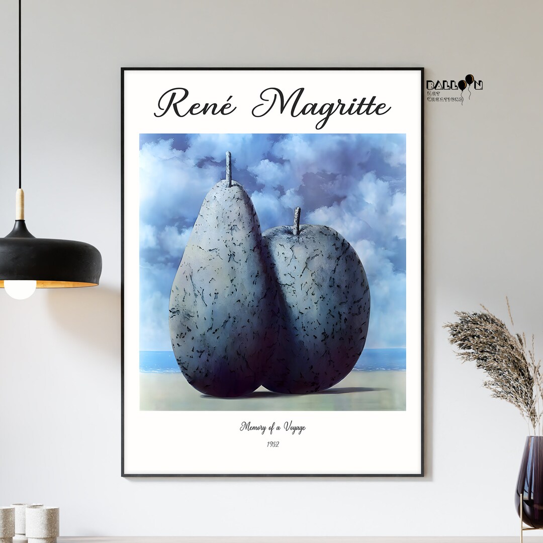 Rene Magritte, Memory of a Voyage, 1952, Rene Magritte Print, Magritte ...