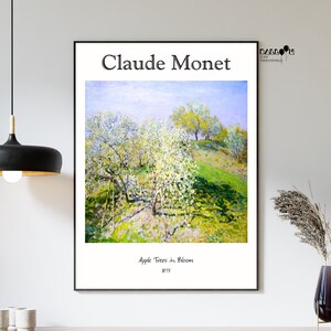 Claude Monet, Apple Trees in Bloom, 1873, Claude Monet Print, Gift Idea ...