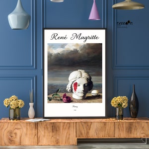 Rene Magritte, Memory, 1948, Rene Magritte Print, Surrealism Art ...