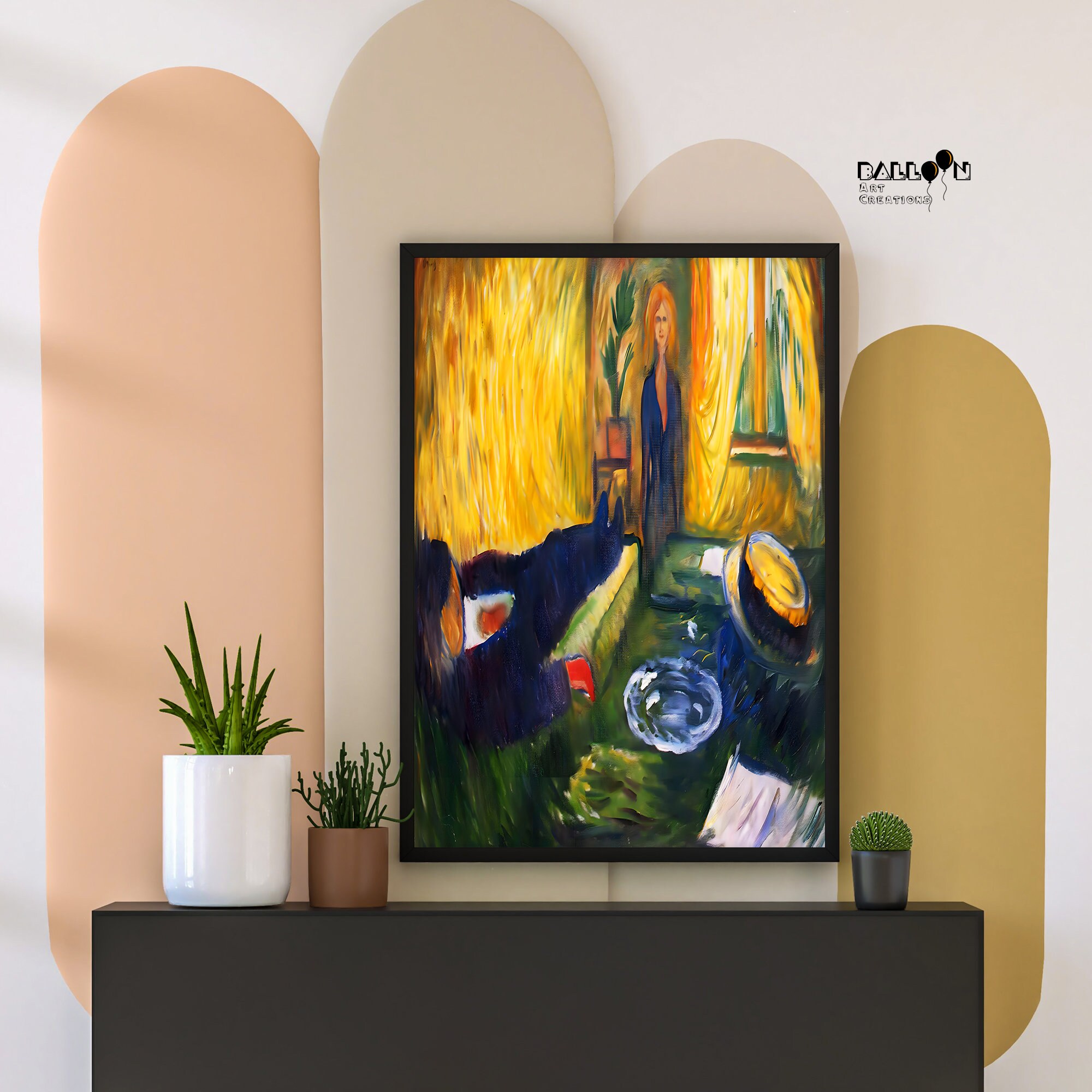 Edvard Munch, the Murderess, 1906, Edvard Munch Poster, Portrait Art ...