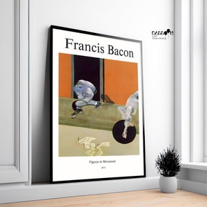 Francis Bacon, Figures in Movement, 1973, Francis Bacon Print, Modern ...