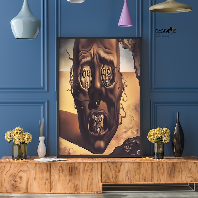 Salvador Dali, the Face of War, 1940-1941, Salvador Dali Print ...