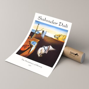 Salvador Dali, the Persistence of Memory, 1931, Salvador Dali Poster ...