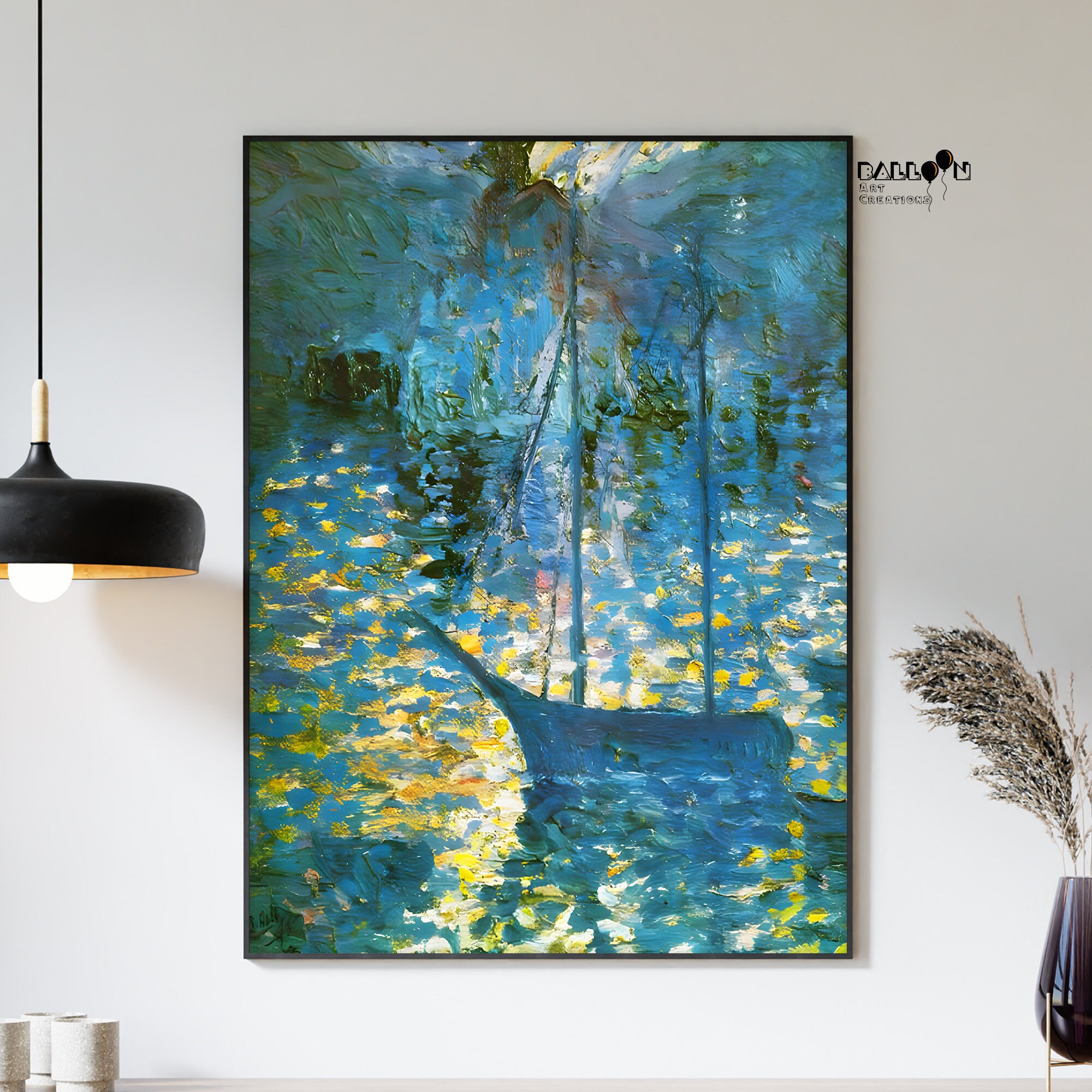 Salvador Dali, Boat, 1918, Salvador Dali Print, Dali Exhibiton Poster ...