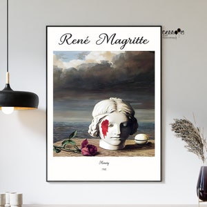 Rene Magritte, Memory, 1948, Rene Magritte Print, Surrealism Art ...