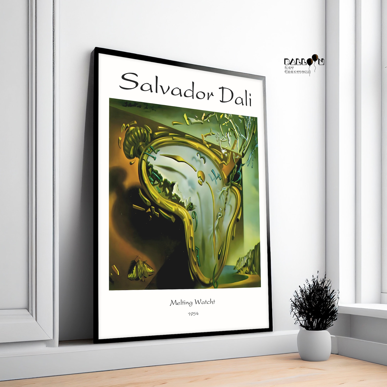 Salvador Dali, Melting Watch, 1954, Salvador Dali Print, Dali Exhibiton ...