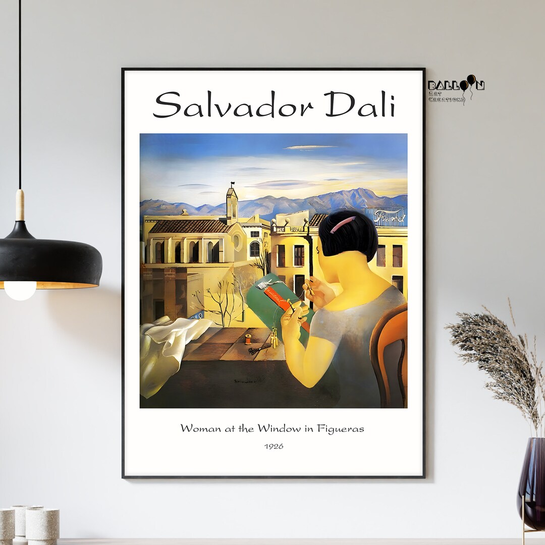 Salvador Dali, Woman at the Window in Figueras, 1926, Salvador Dali ...