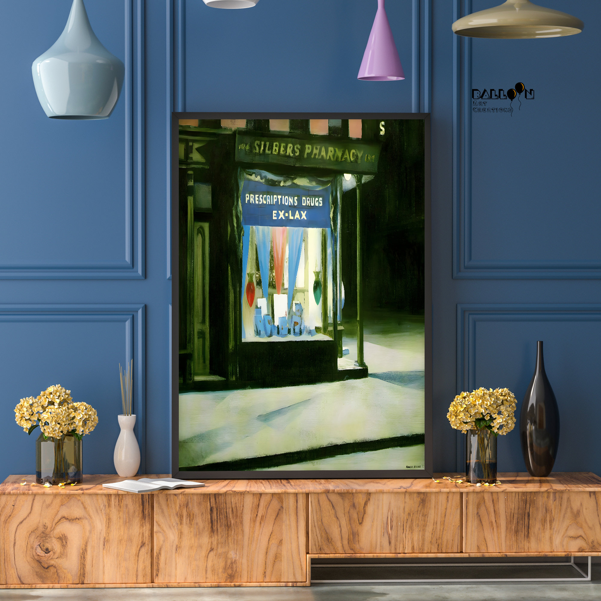 Edward Hopper, Drug Store, 1927, Edward Hopper Print, Exhibition Poster ...
