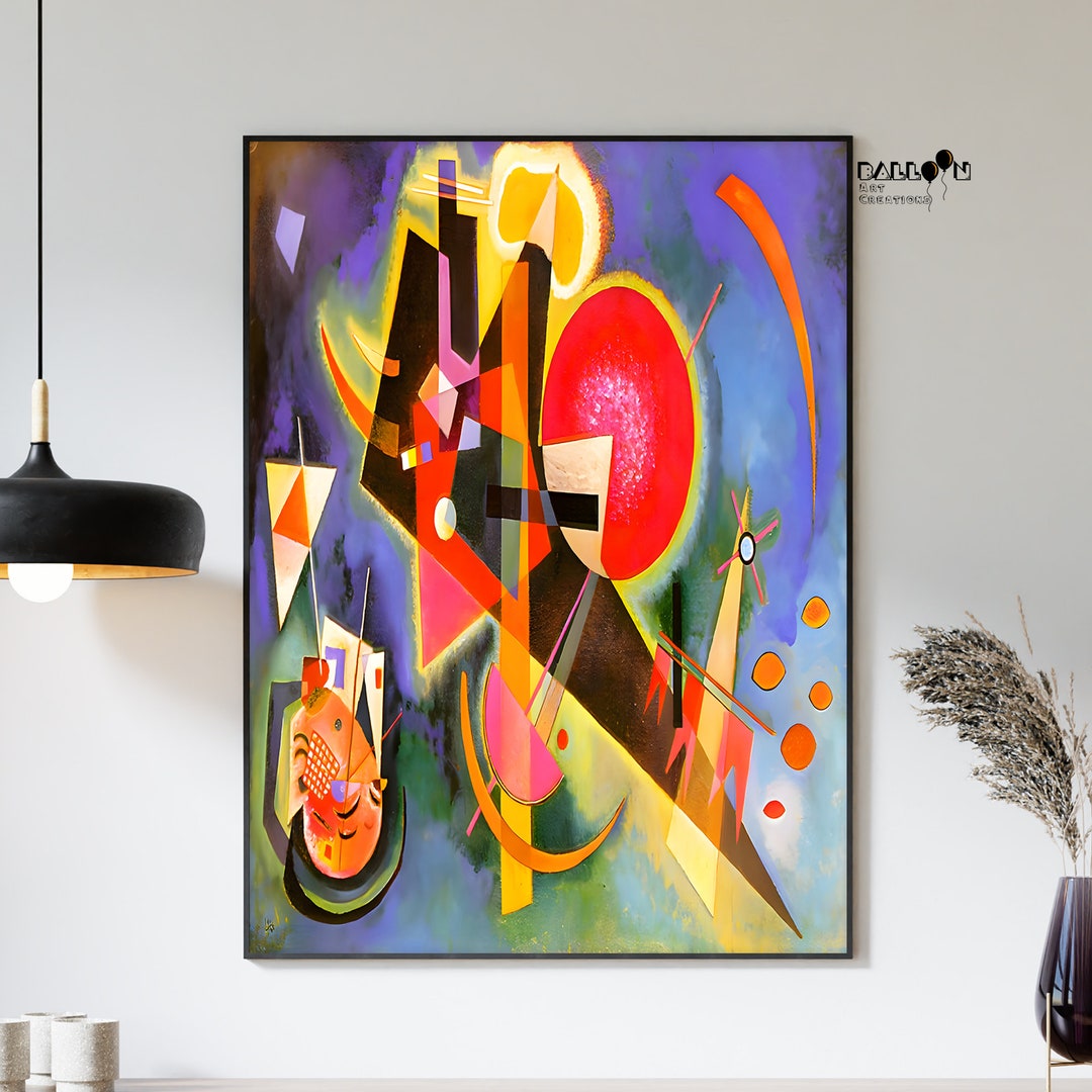 Wassily Kandinsky, in Blue, 1925, Kandinsky Print, Expressionist Art ...