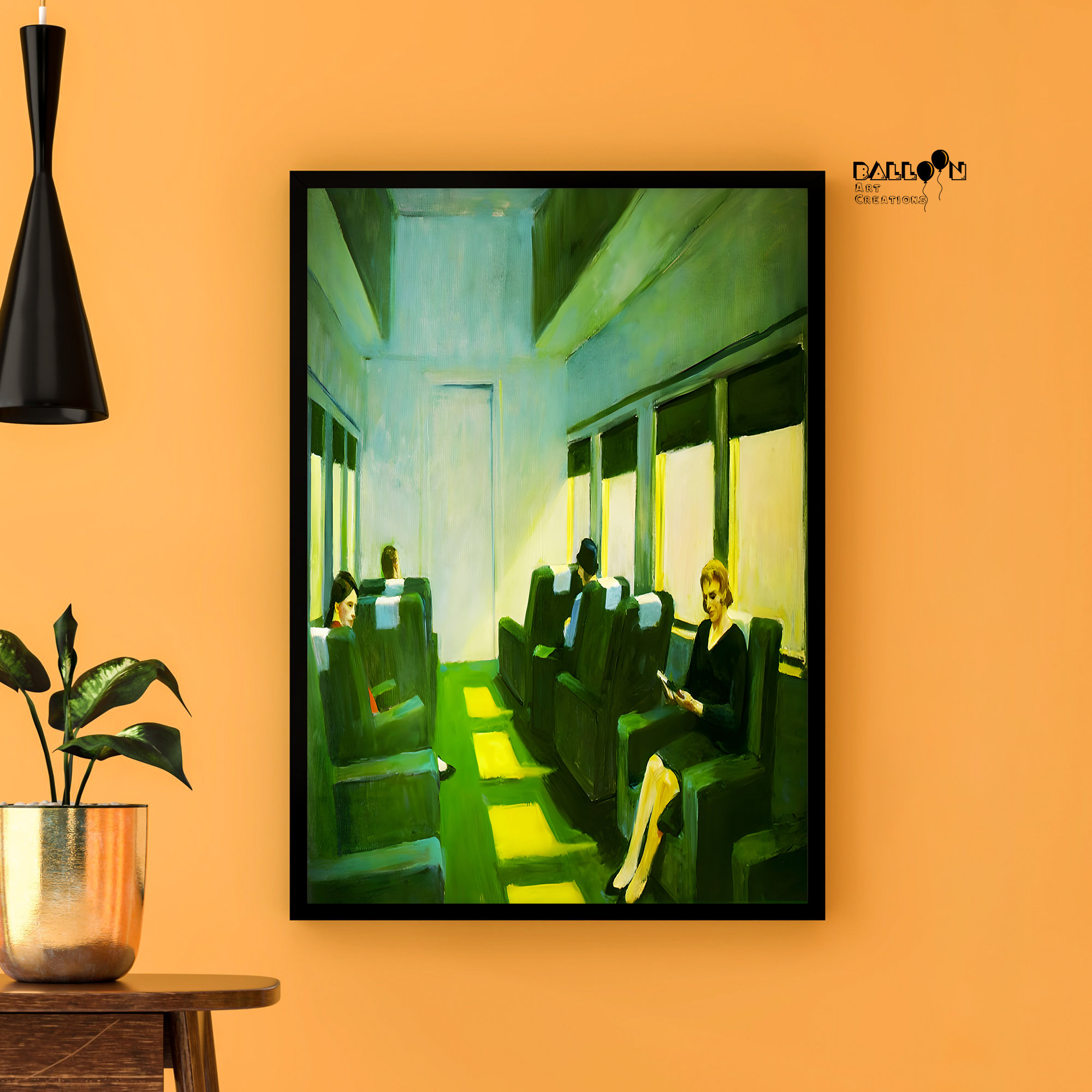 Edward Hopper, Chair Car, 1965, Hopper Wall Print, Home Wall Art ...