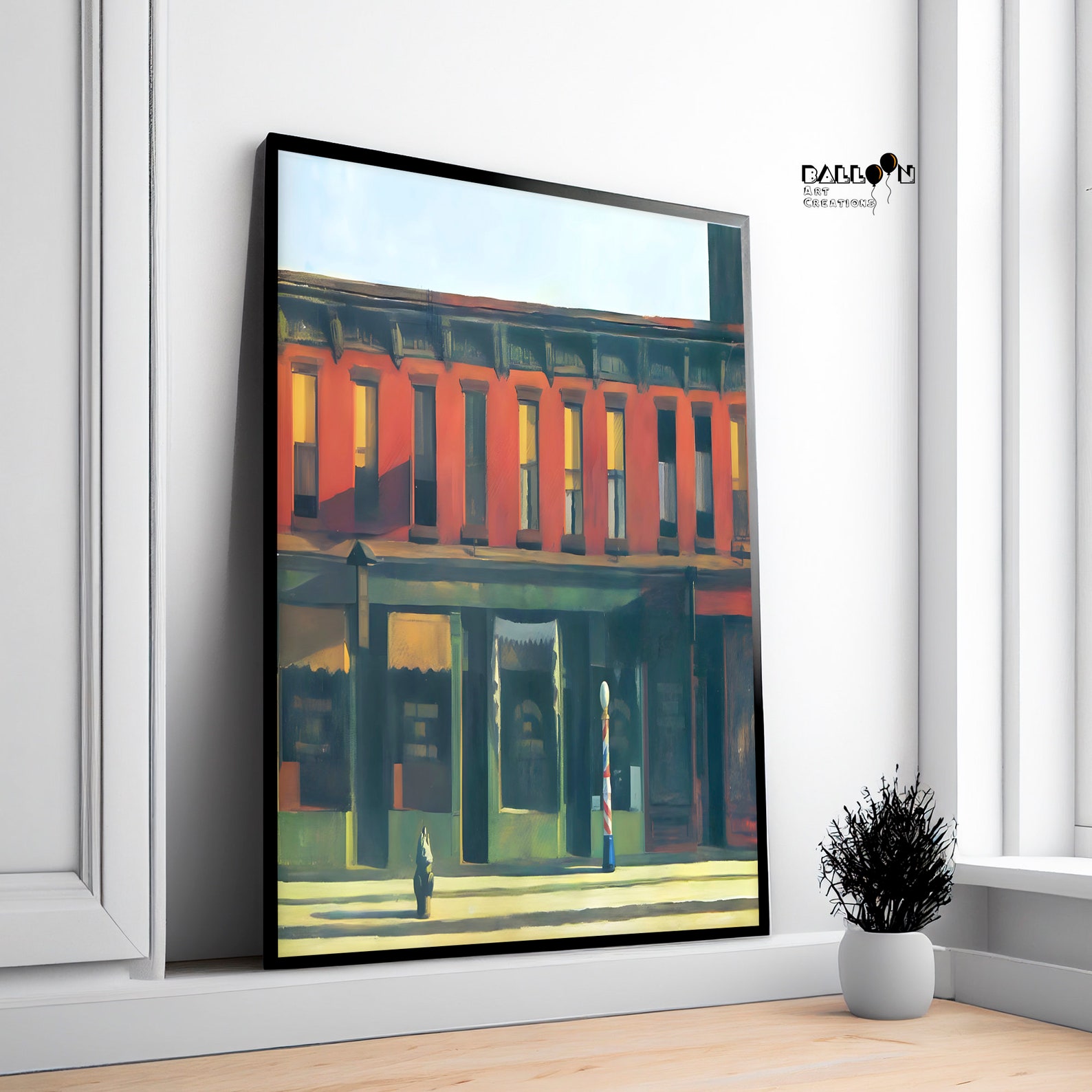 Edward Hopper, Early Sunday Morning, 1930, Edward Hopper Print, Realism ...