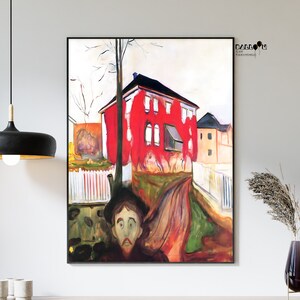 Edvard Munch, Red Virginia Creeper, 1898-1900, Edvard Munch Wall Art ...