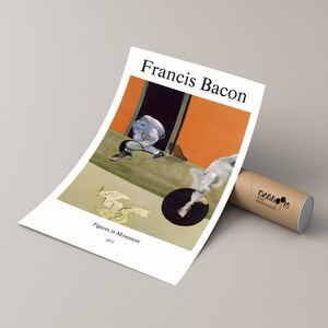 Francis Bacon, Figures in Movement, 1973, Francis Bacon Print, Modern ...