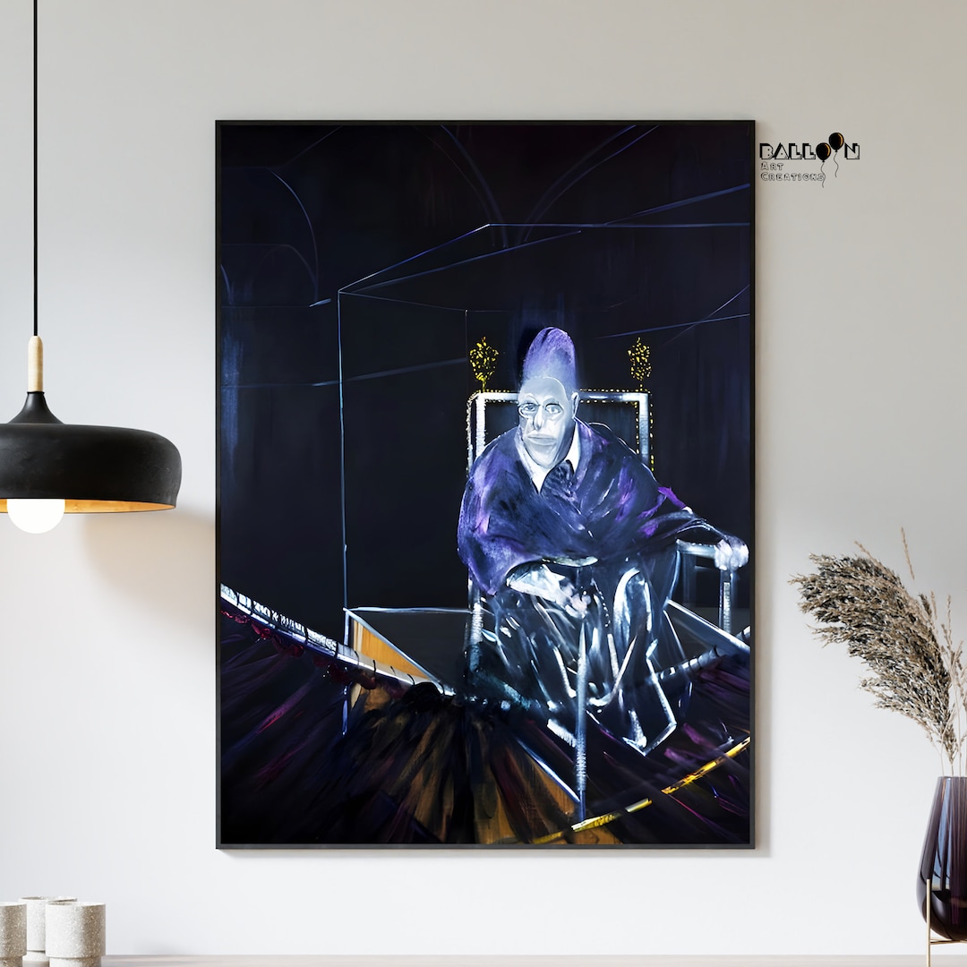 Francis Bacon, Pope I, 1951, Francis Bacon Poster, Famous Paintings ...